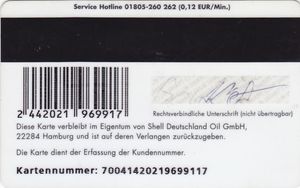 Funktionale Karte: Shell - Club Smart - EuroShell Card - Taxi Schaffert ...