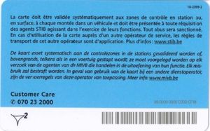 Transport Ticket: MOBIB basic - Captain Haddock (Tintin n°2) (STIB ...