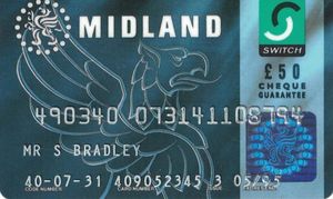 Bank Card: Midland (Midland Bank, United Kingdom of Great Britain ...