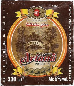 Drink Label: Ariana (Sofiisko Pivo, BulgariaCol:BG-BEER-000569