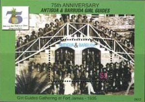 Stamp: 75th Anniversary Antigua and Barbuda Girl Guides (Antigua and ...