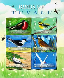 Stamp: Birds of Tuvalu (Tuvalu(Birds of Tuvalu 2008) Mi:TV 1441-1446KB ...