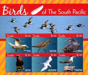 Stamp: Birds of the South Pacific (Tuvalu(Birds of the South Pacific ...