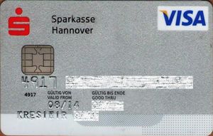 Bank Card: Sparkasse Hannover (Sparkasse Hannover, Germany, Federal ...