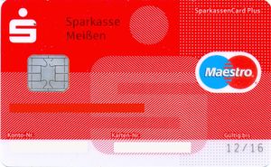 Bank Card: Sparkasse Meissen - SparkassenCardPlus (Sparkasse Meissen ...