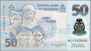 Banknote: 50 Naira (Nigeria(2009-2022 Polymer Issue) Wor:P-40c.2