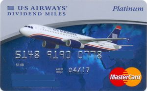 Bank Card: US Airways MC Platinum (Barclays Bank Delaware, United ...