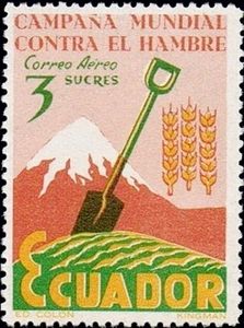 Stamp: Against Hunger (Ecuador(Freedom from Hunger) Mi:EC 1093,Sn:EC ...