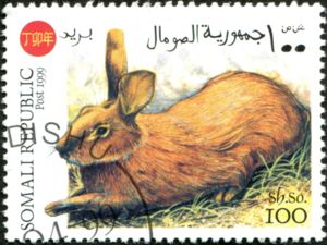 Stamp: Rabbits Chinese Lunar Year (Somalia: Illegal Stamps(Chinese ...