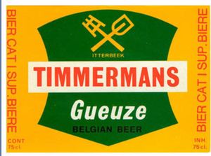 Drink Label: Timmermans Gueuze (Timmermans (John Martin), BelgiumCol:BE ...