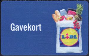 Gift Card: Gavekort LIDL (Lidl, Denmark(Lidl) Col:DK-lidl-001