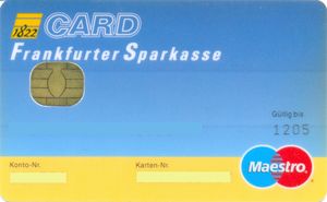 Bank Card: Frankfurter Sparkasse Maestro (Frankfurter Sparkasse ...