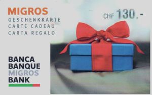 Geschenkkarte: Migros Bank (Migros, Schweiz(Migros) Col:CH-MIG-0810-130