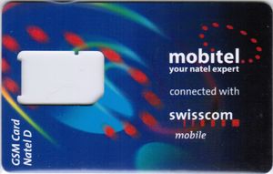 Phonecard: Mobitel Natel D GSM (Mobile Switzerland, Switzerland ...