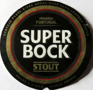 Etiqueta de bebida: Super Bock Stout (Unicer Bebidas, PortugalCol:PT ...