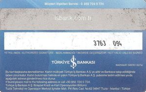 Bank Card: BanKamatik (Türkiye İş Bankası, Türkiye (Turkey)Col:TR-MS ...