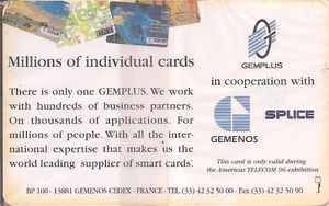 Tarjeta Telefónica: Gemplus is now in Brazil (Test, Proof, Sample ...