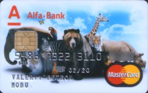 Bank Card: Animals (Alfa-bank, RussiaCol:RU-MC-1027