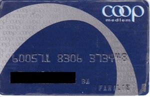 Functional Card: Coop medlem (Shops - Supermarkets, Sweden(Coop) Col:SE ...