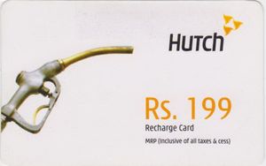 Phonecard: Hutch - Recharge Card (Mobile India, India, Republic(Hutch ...