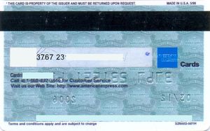 Bank Card: American Express classic US 376723 (American Express, United ...