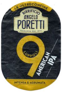 Drink Label: 9 Angelo Poretti American IPA (Birrificio Angelo Poretti ...