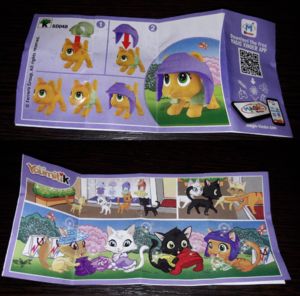 Meal Toy: Orange cat (Kinder Surprise, Europe) (Kinder - Youmitik ...