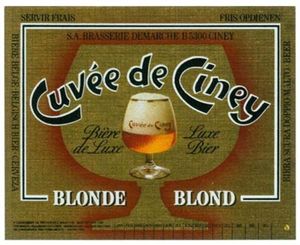 Drink Label: Cuvée de Ciney Blonde-Blond (Brasserie Demarche ...