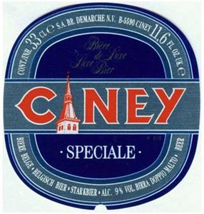 Drink Label: Ciney Speciale (Brasserie Demarche, BelgiumCol:BE-BEER-011641