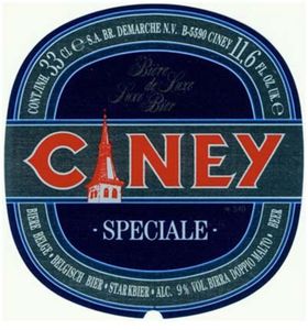 Drink Label: Ciney Speciale (Brasserie Demarche, BelgiumCol:BE-BEER-011642