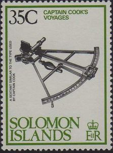 Stamp: Sextant (Solomon Islands(Captain Cook's Voyages) Mi:SB 371,Sn:SB ...