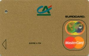 Bank Card: Eurocard Mastercard (Credit Agricole, FranceCol:FR-MC-0039