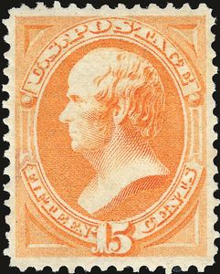Stamp: Daniel Webster (1782-1852), former United States Senator (United ...