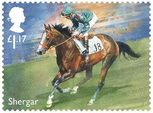 Stamp: Shergar (United Kingdom of Great Britain & Northern Ireland ...