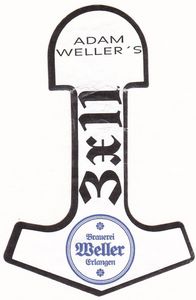 Drink Label: Adam Weller's 3x1 Vollbier hell (Brauerei Weller Erlangen ...