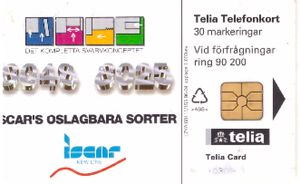 Phonecard: Iso-turn (Telia, Sweden(Telia Chip cards - Promotion, gift ...