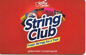 Gift Card: String Club (Guitar Center, United States of America(Guitar ...