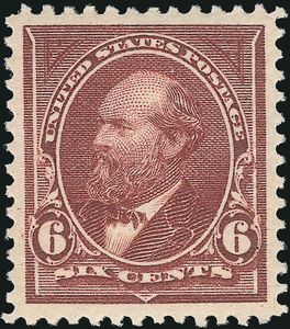 Stamp: James A. Garfield (1831-1881), 20th President of the U.S.A ...