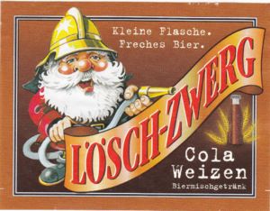 Etiqueta de bebida: Lösch-Zwerg Cola Weizen (Brauerei Schimpfle GmbH ...