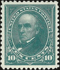 Stamp: Daniel Webster (1782-1852), former United States Senator (United ...