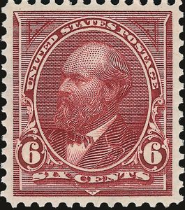 Stamp: James A. Garfield (1831-1881), 20th President of the U.S.A ...
