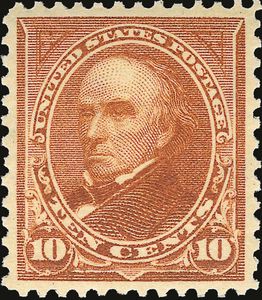 Stamp: Daniel Webster (1782-1852), former United States Senator (United ...