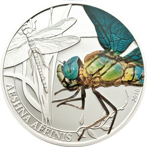 Moneda: 2 Dollars (Dragonfly) (Palaos) (World of Insects) WCC:km319