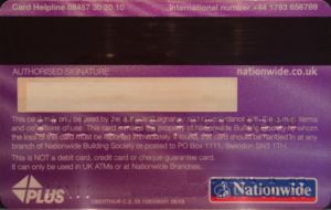 Банковская карта: Nationwide Cashbuilder Card (Nationwide ...