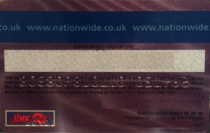 Bank Card: Nationwide Cashbuilder Card (Nationwide, United Kingdom of ...