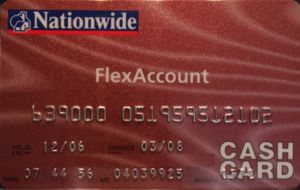Bank Card: Nationwide FlexAccount Cash Card (Nationwide, United Kingdom ...