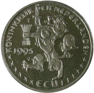 Coin: 1 Ecu (Mauritius Dodo bird) (Netherlands(1991-1998 - ECU ...