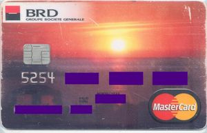 Bank Card: Sunset (Banca Romana Pentru Dezvoltare, RomaniaCol:RO-MC-0256