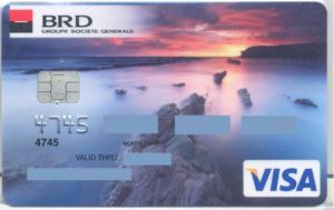 Bank Card: Sunset (Banca Romana Pentru Dezvoltare, RomaniaCol:RO-VI-0109.01