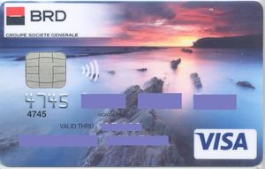 Bank Card: Sunset (Banca Romana Pentru Dezvoltare, RomaniaCol:RO-VI-0109.03